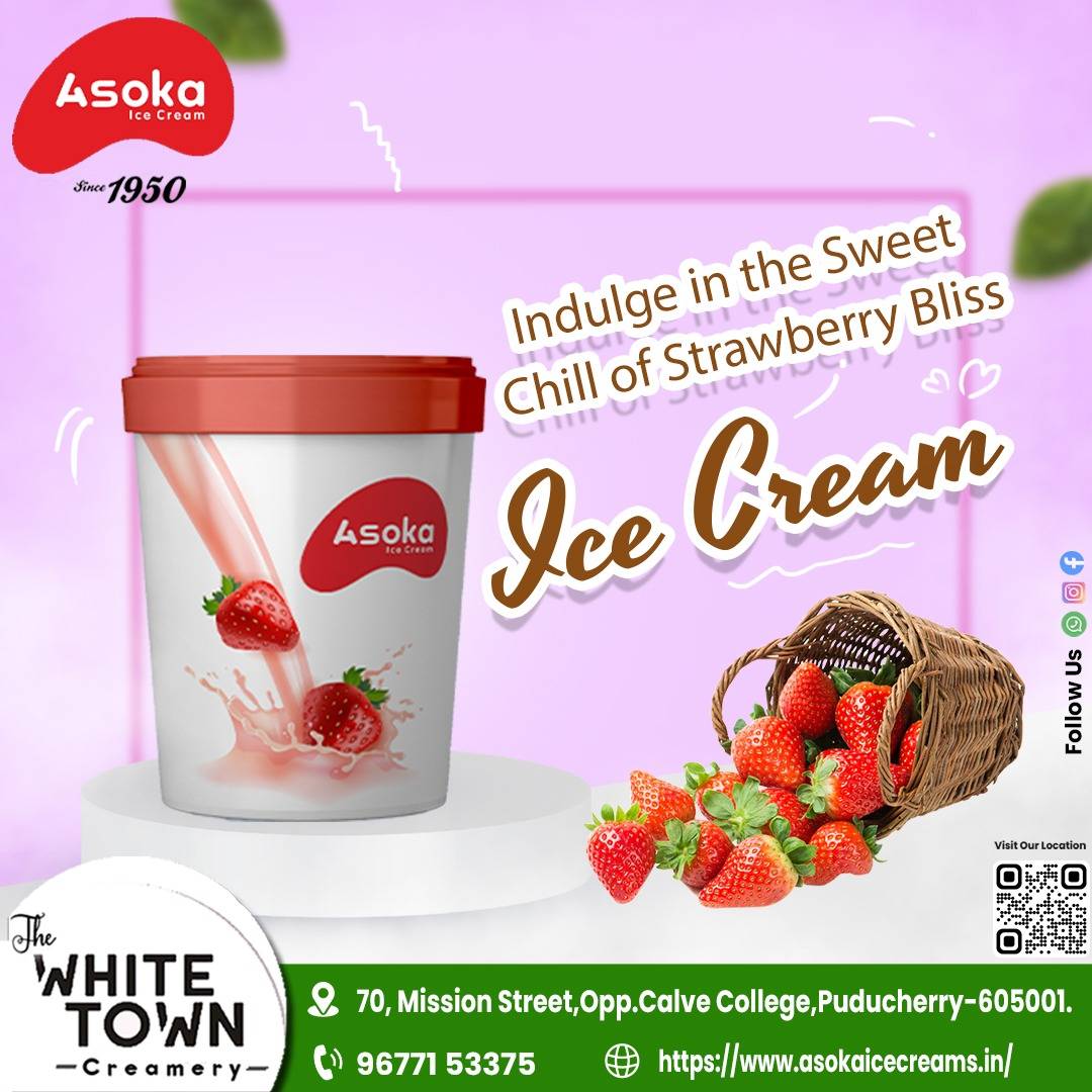 Menu at WHITE TOWN CREAMERY-ASOKA ICE CREAMS, Puducherry