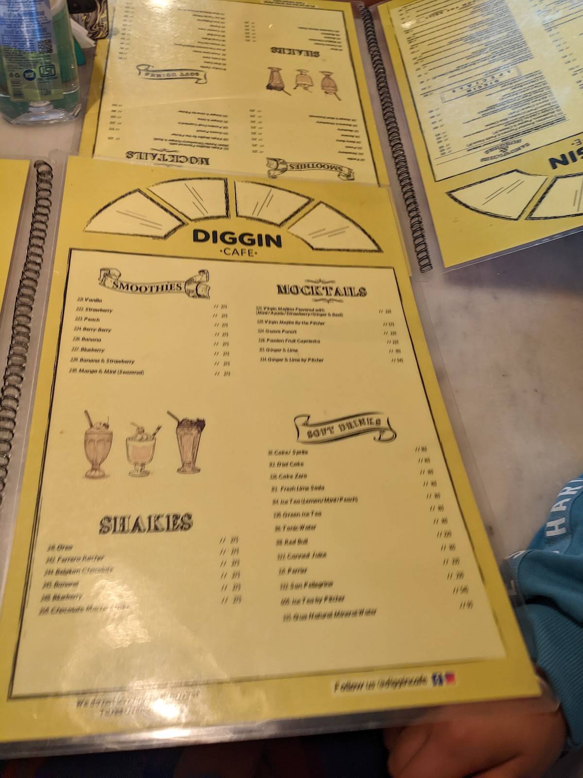 Menu at Diggin Cafe, New Delhi, Santushti Shopping Complex Shop No-10 ...