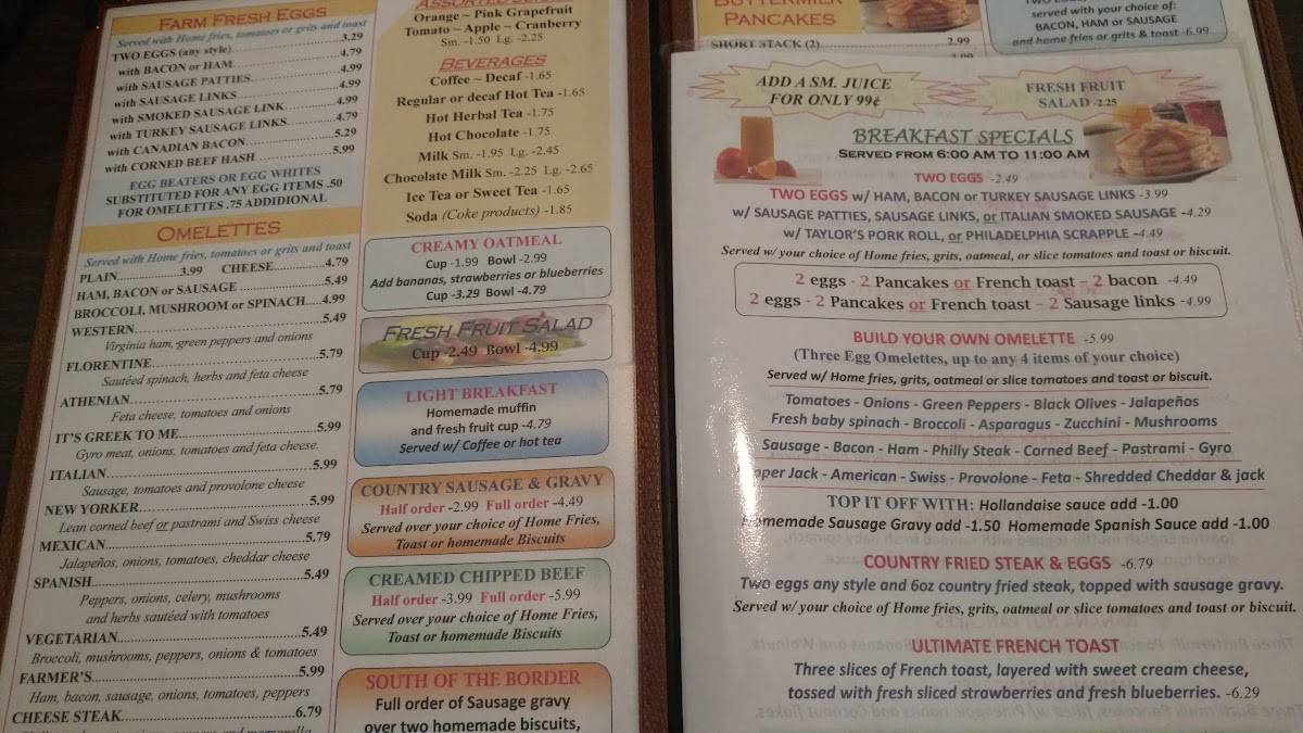 Menu at Dimitri's Restaurant, Pizza Kitchen and Its 5 O'clock Somewhere ...