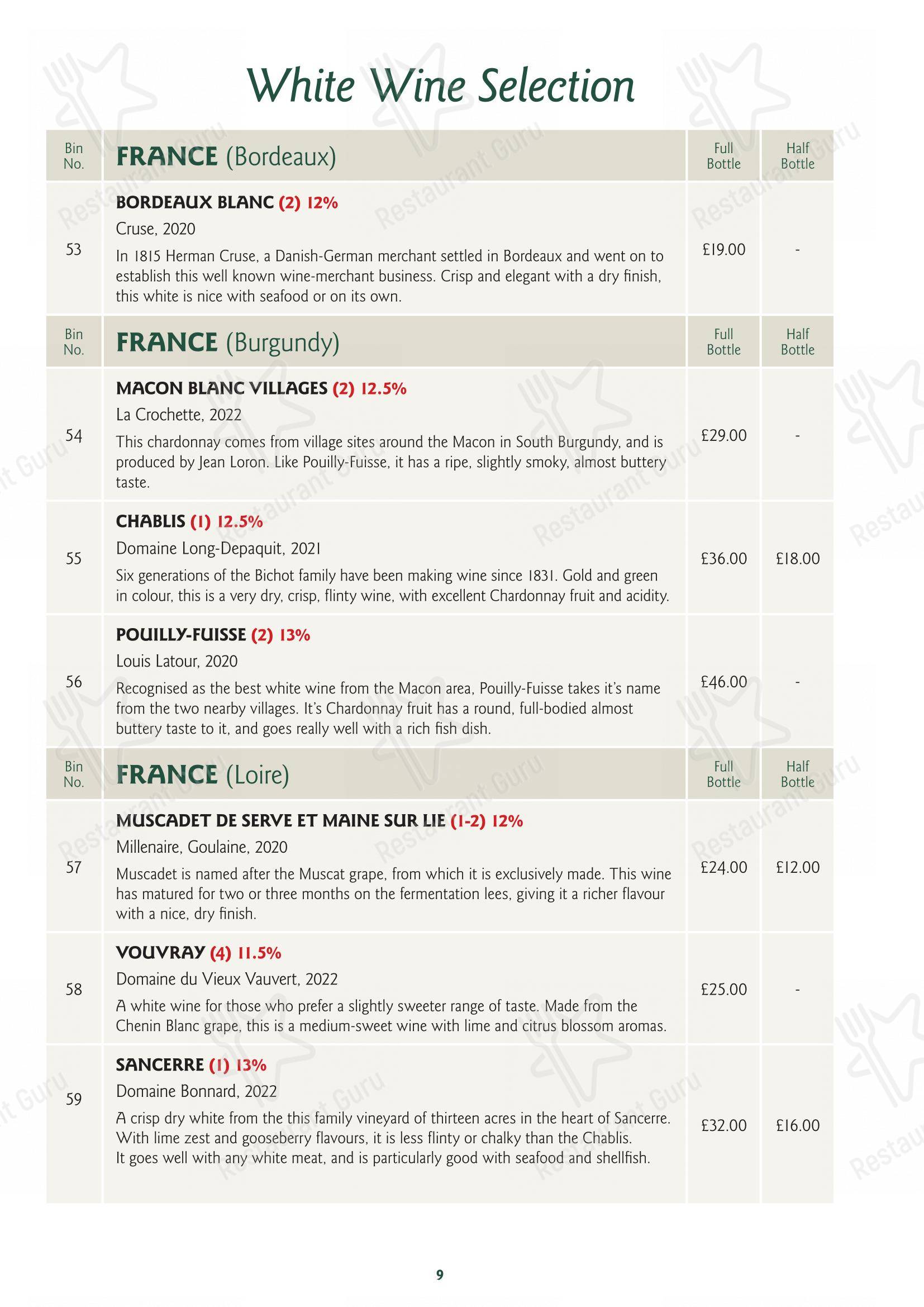 Menu at Dining at The Green Park Hotel restaurant, Pitlochry