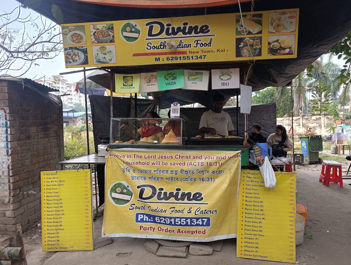 Menu at Divine South Indian Tiffin Newtown NKDA, New Town