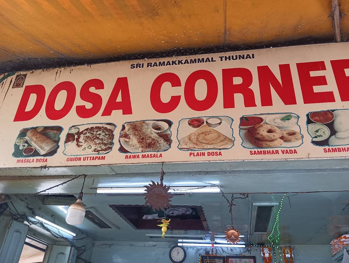 Menu at Dosa Corner, Delhi, M6M3+27F