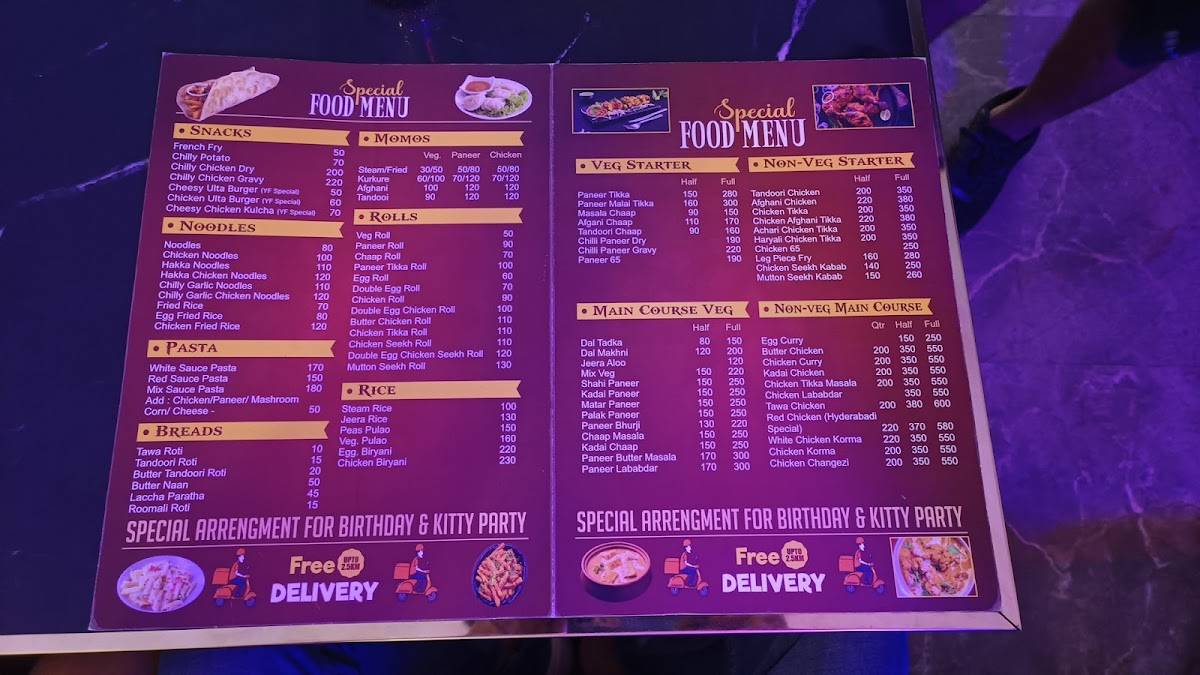 Menu at Dosa Express, New Delhi, B-2-A