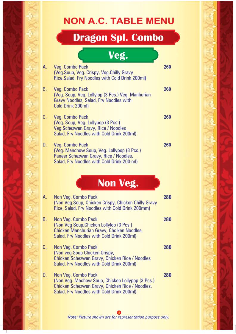 Menu at Dragon Food Court, Mumbai, Shop No. 2