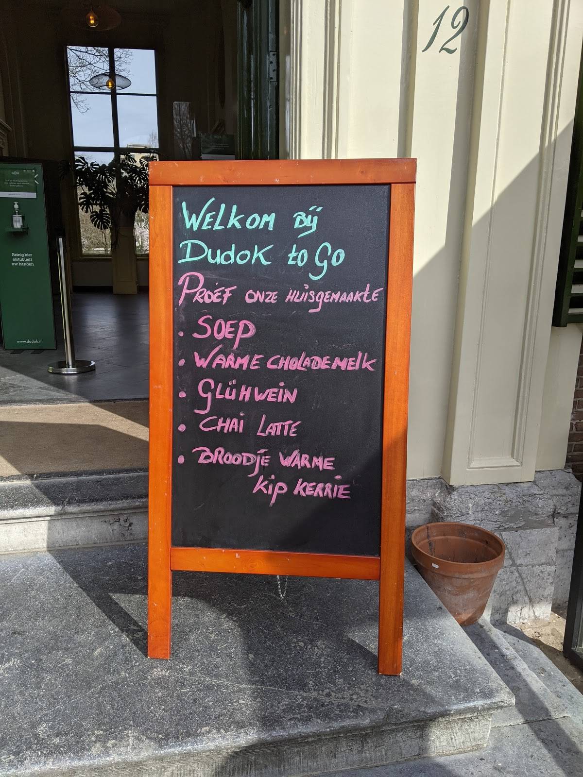 Speisekarte von Dudok In Het Park, Rotterdam, Baden Powelllaan 12