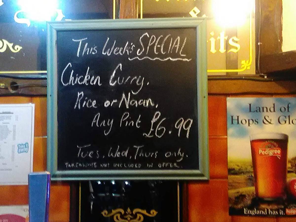 Menu at Duke of York pub & bar, Walsall
