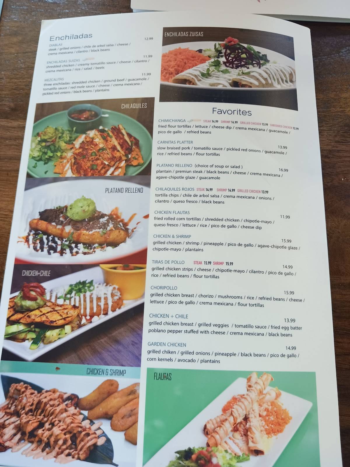 Menu at Mezcalito Durham restaurant, Durham