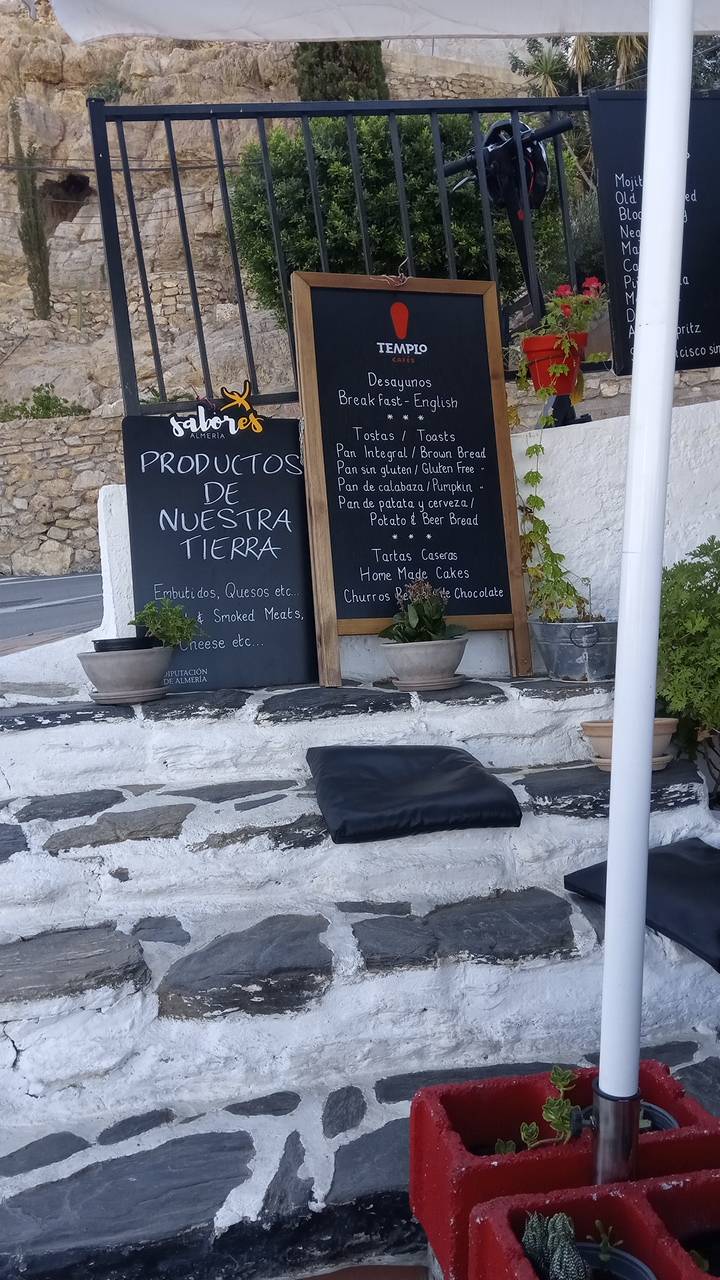 Carta de El Cafetín Del Pavana, Mojácar