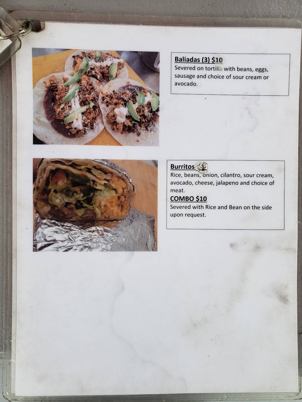 Menu at El Nene Latin Food restaurant, Chester