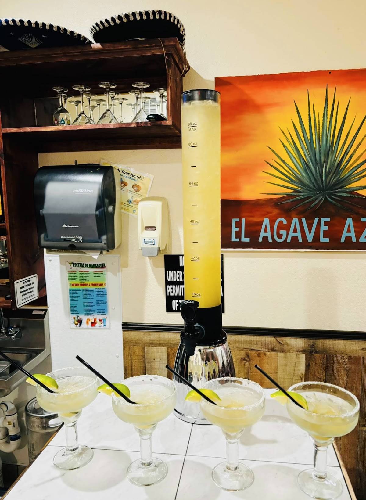 Carta del restaurante El Tapatio, Nowata