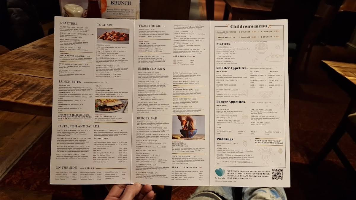 Menu at The Seven Stars Hotel pub & bar, Exeter, Alphington Rd