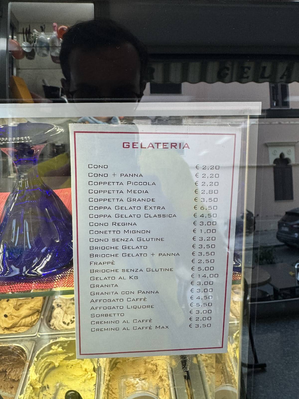 Menu at Extra Bar Bova Marina, Bova Marina