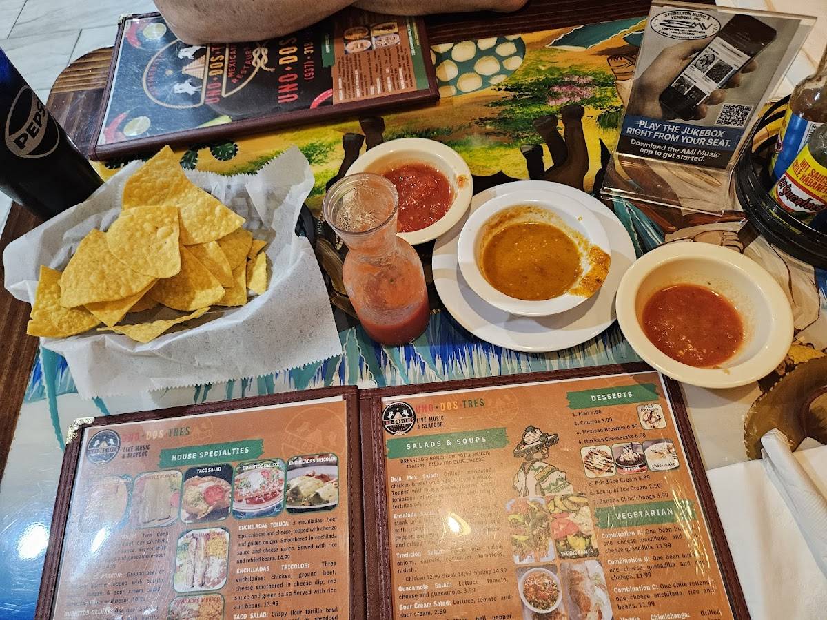 Menu at , Fairborn