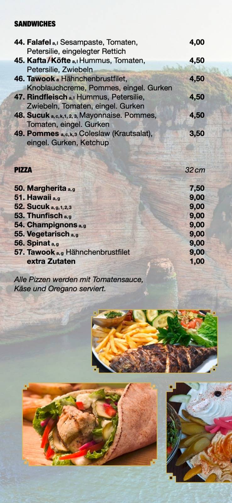 Speisekarte von Fairuz Grillhaus Eat&Smoke restaurant, Bremen