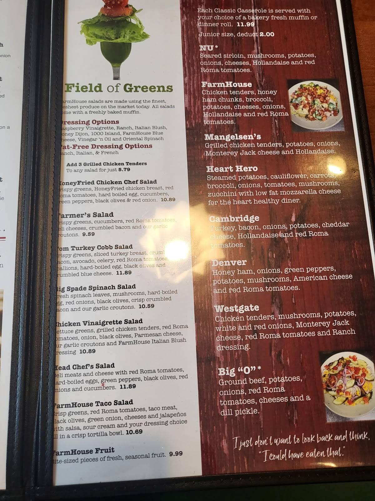 Menu at FarmHouse Cafe & Bakery, Omaha