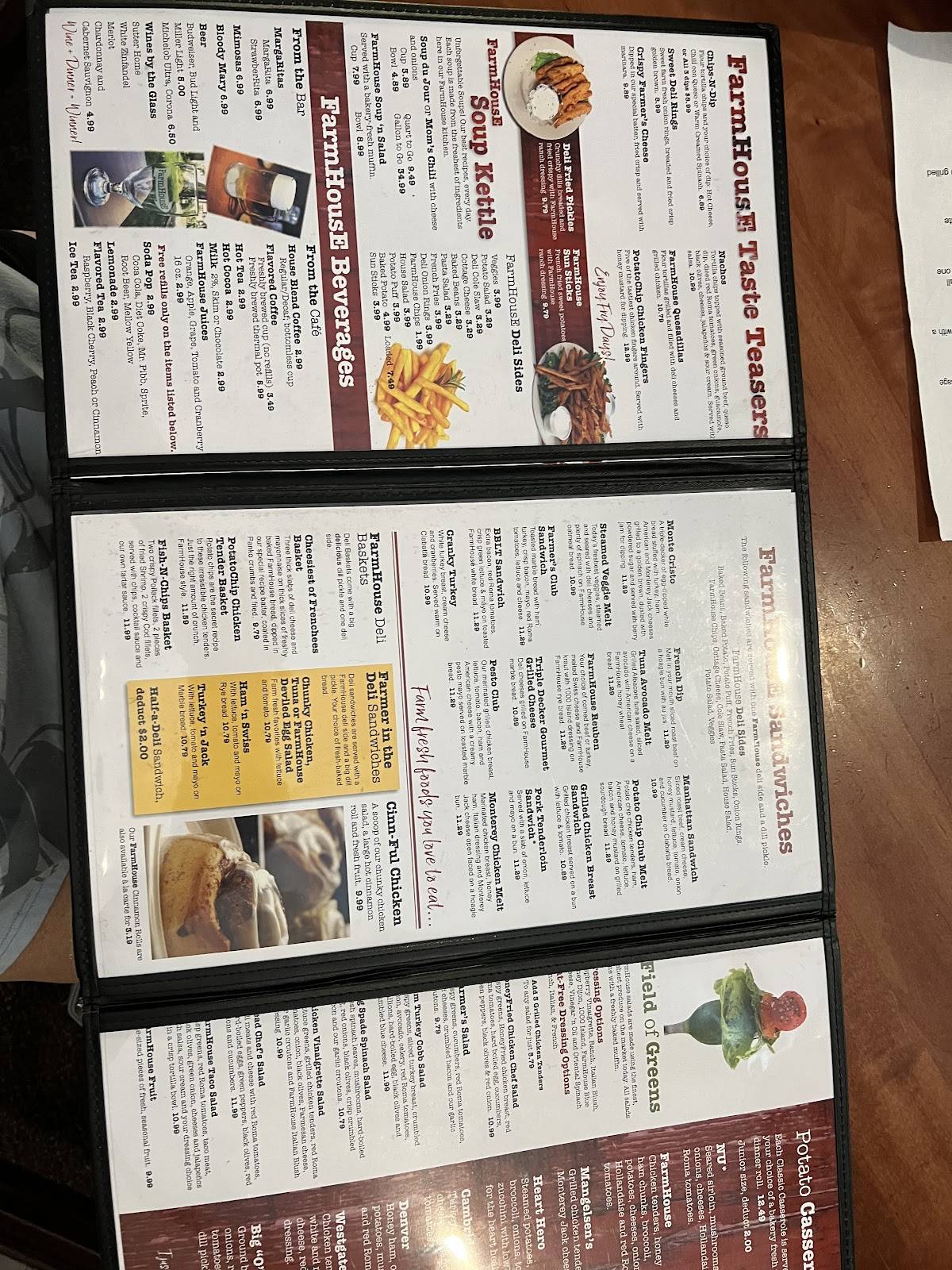 Menu at FarmHouse Cafe & Bakery, Omaha