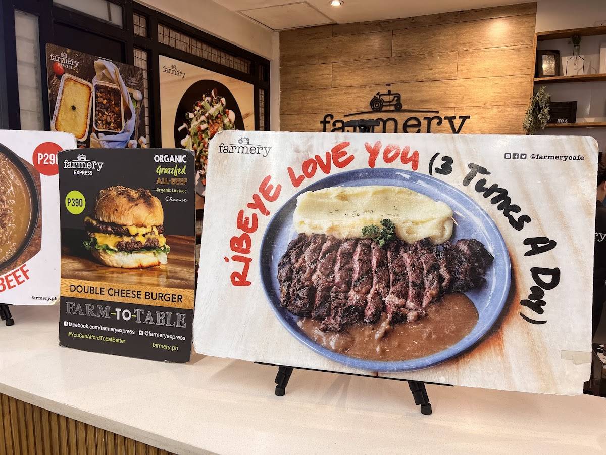Menu at Farmery cafe, Makati, Glorietta 4