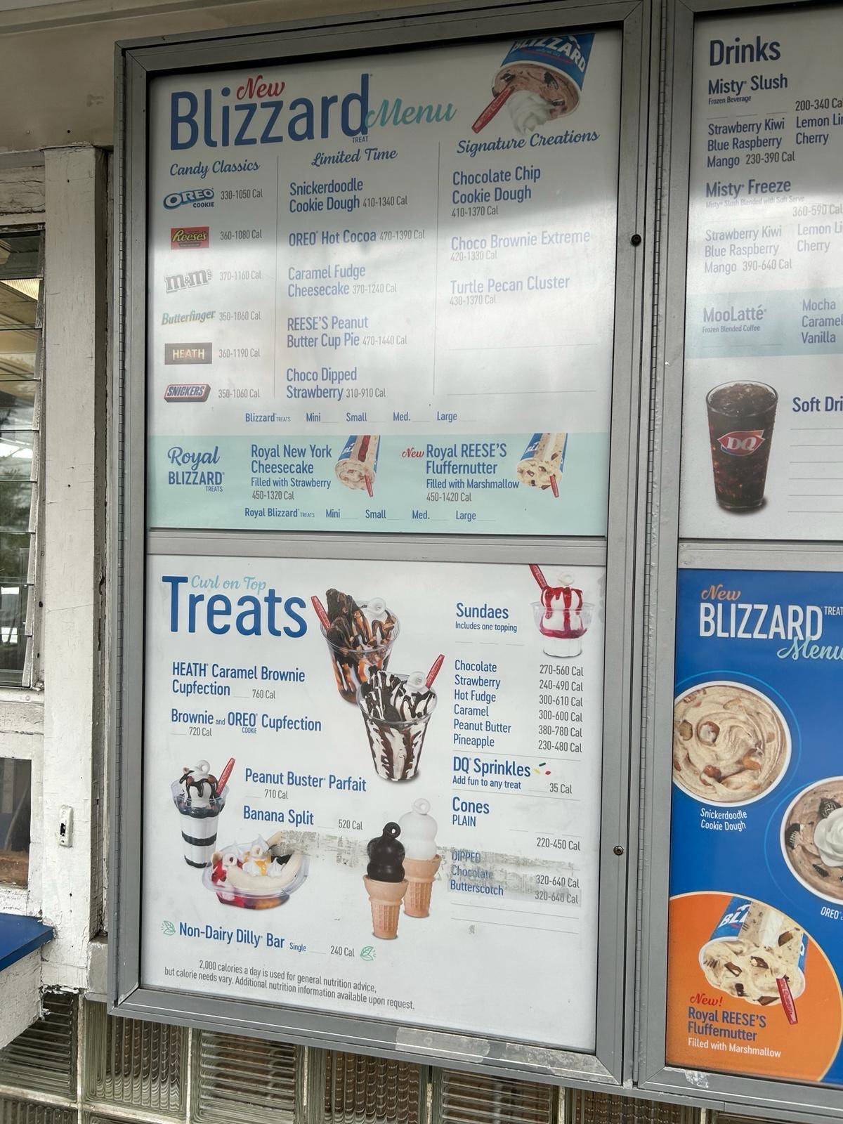 Menu at Dairy Queen (Treat Only) fast food, Montvale, 125 Chestnut Ridge Rd
