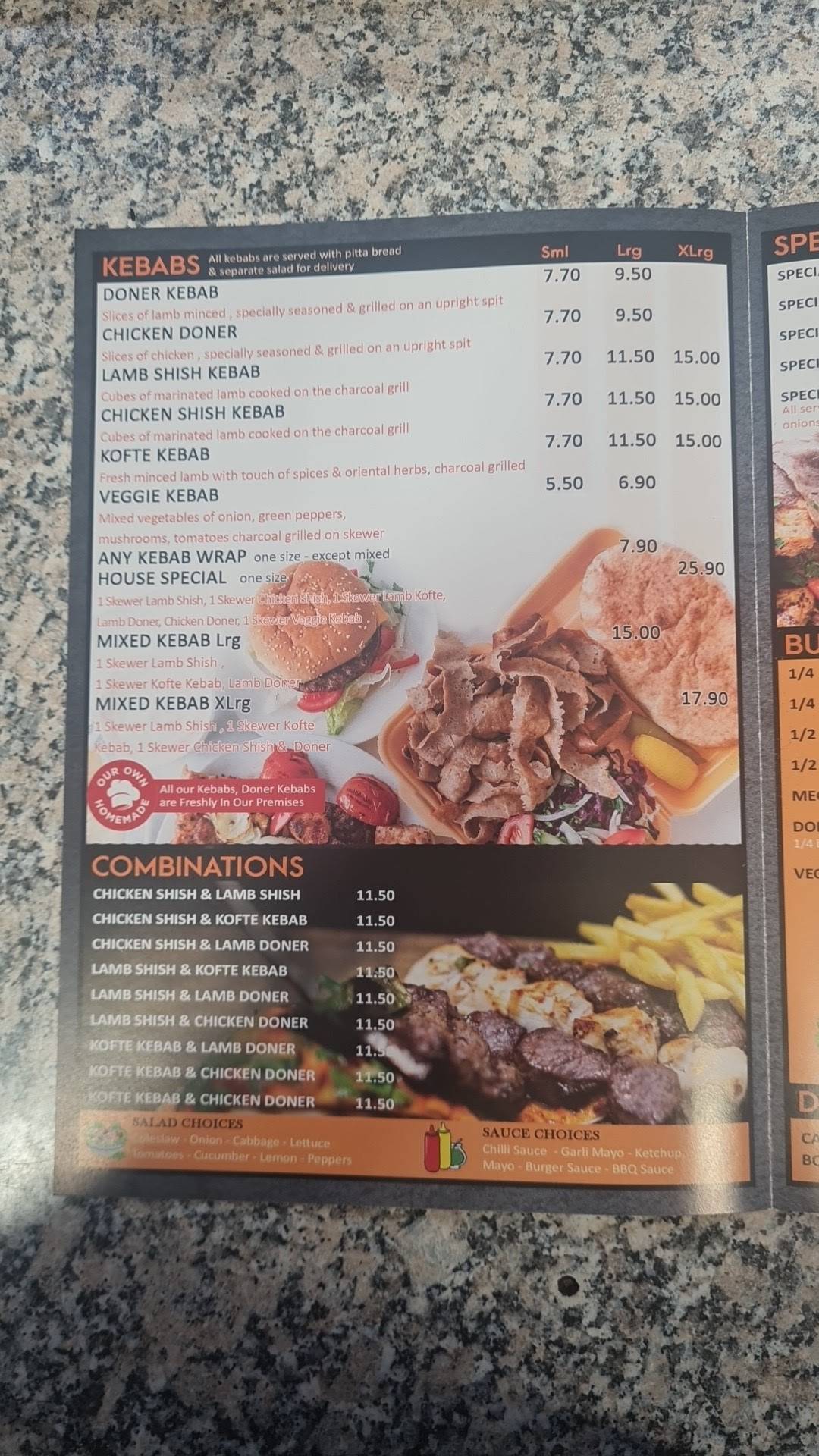 Menu at GOLDEN KEBAB HOUSE( BESTKEBAB) fast food, Farnborough