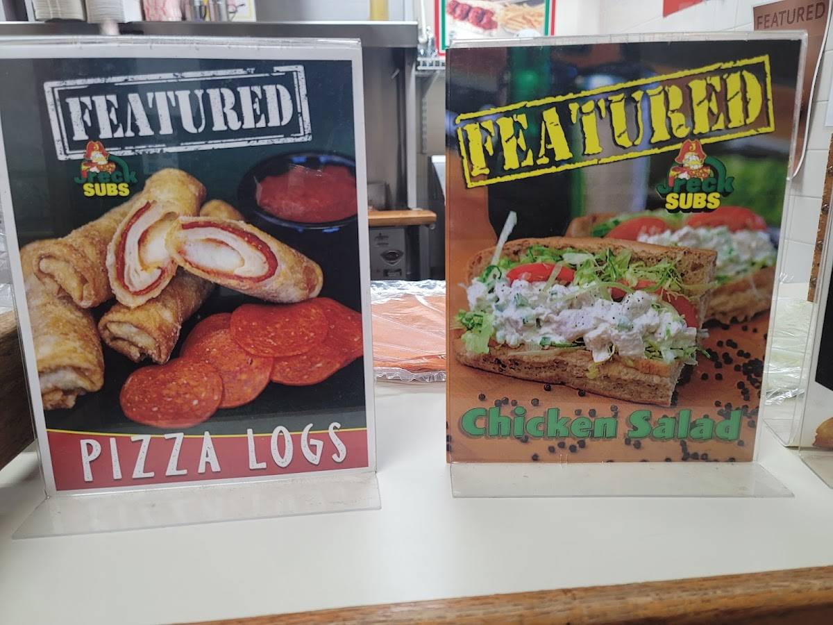 Menu at JRECK Subs fast food, Carthage
