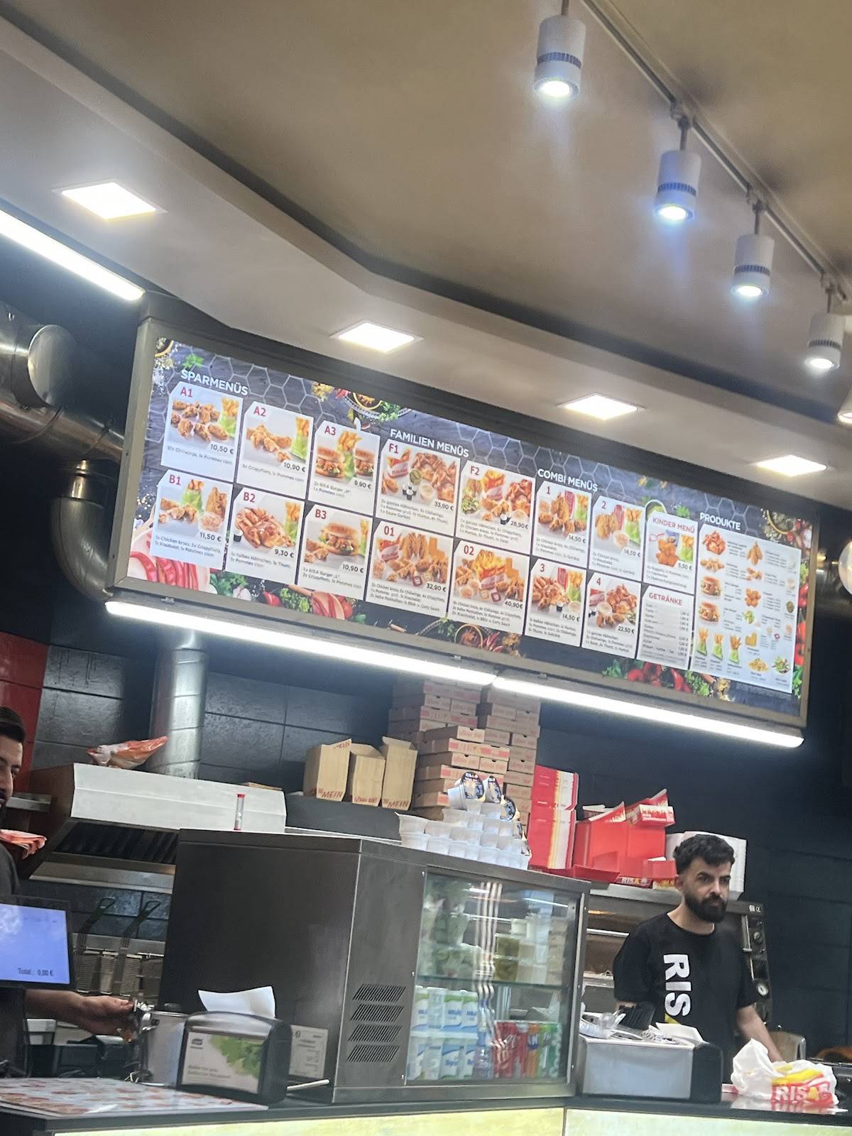 Speisekarte von Risa Chicken fast Food, Berlin, Sonnenallee 26 D