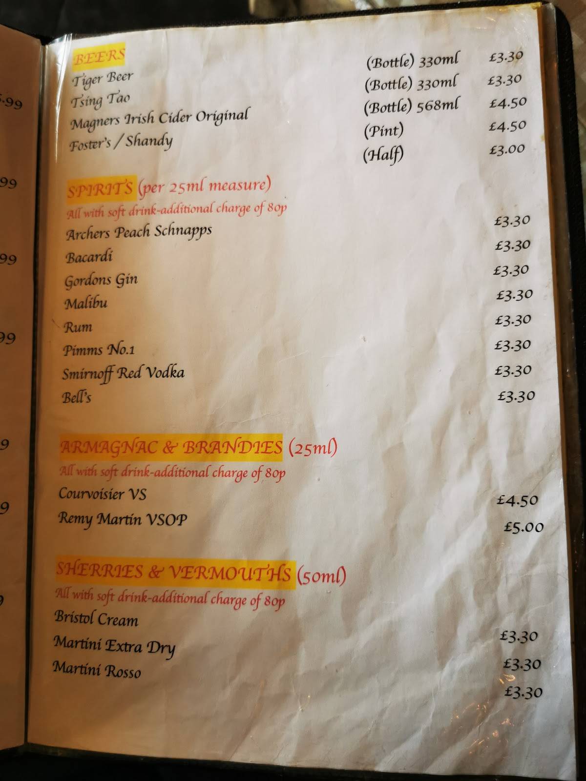 Menu at Yumi Yumi fast food, Farnborough