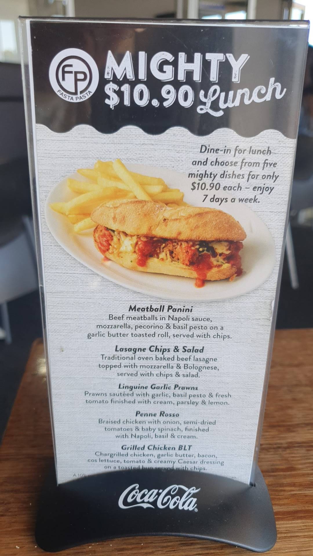 Menu at Fasta Pasta Brighton fast food, Brighton, 430 Brighton Rd