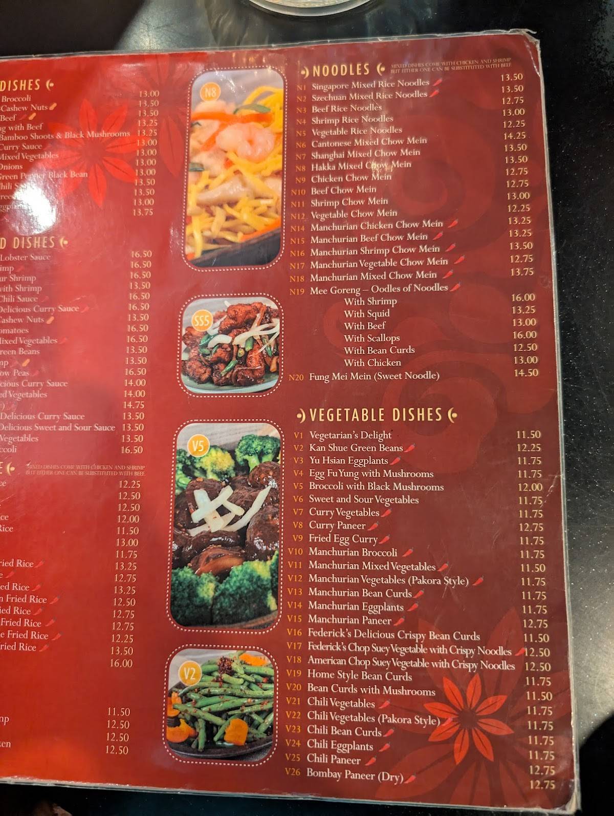 Menu at Federick Restaurant, Toronto, Ellesmere Rd