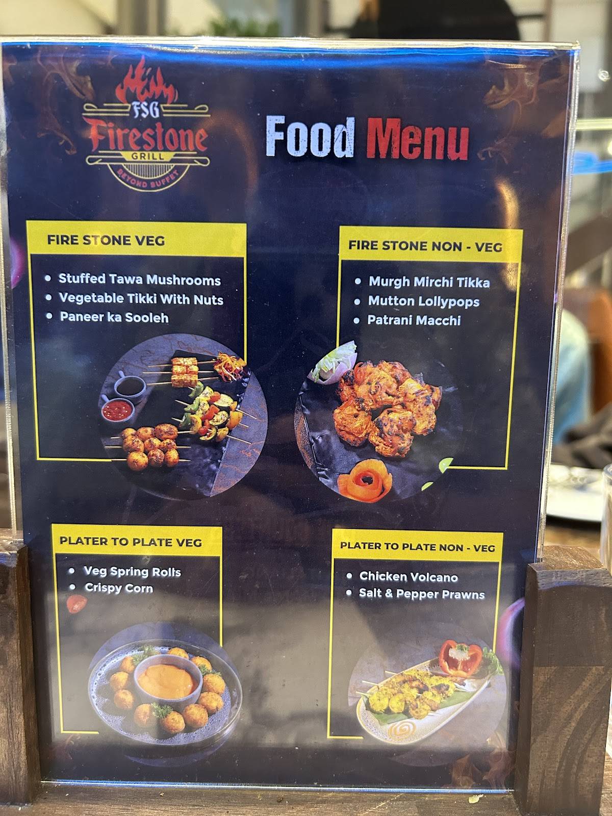 Menu at Firestone Grill Buffet, Hyderabad
