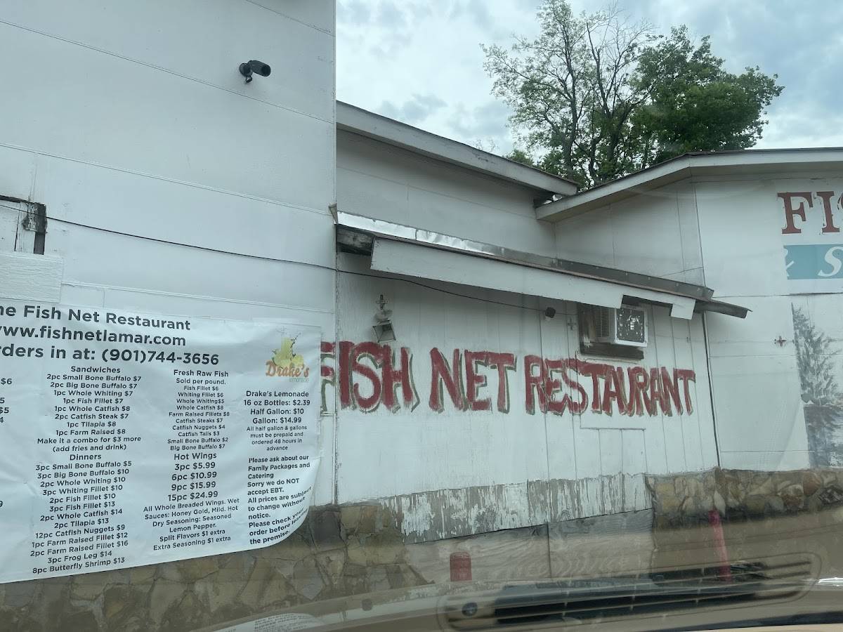 Menu at Fish Net restaurant, Memphis