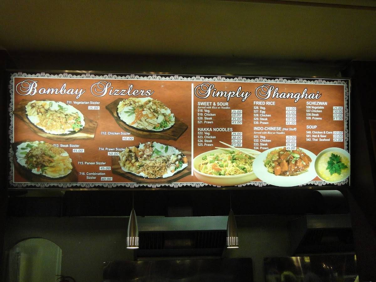 Menu at Food Inn India restaurant, Cape Town, 156 Long St