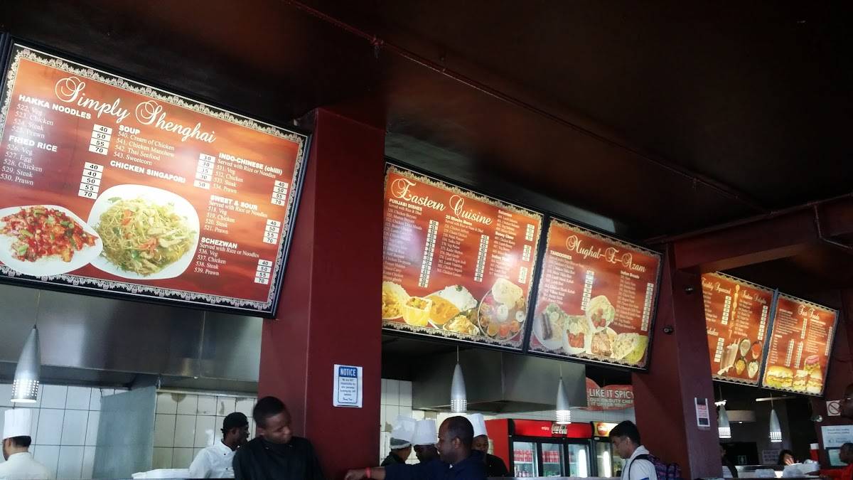 Menu at Food Inn India restaurant, Cape Town, 156 Long St