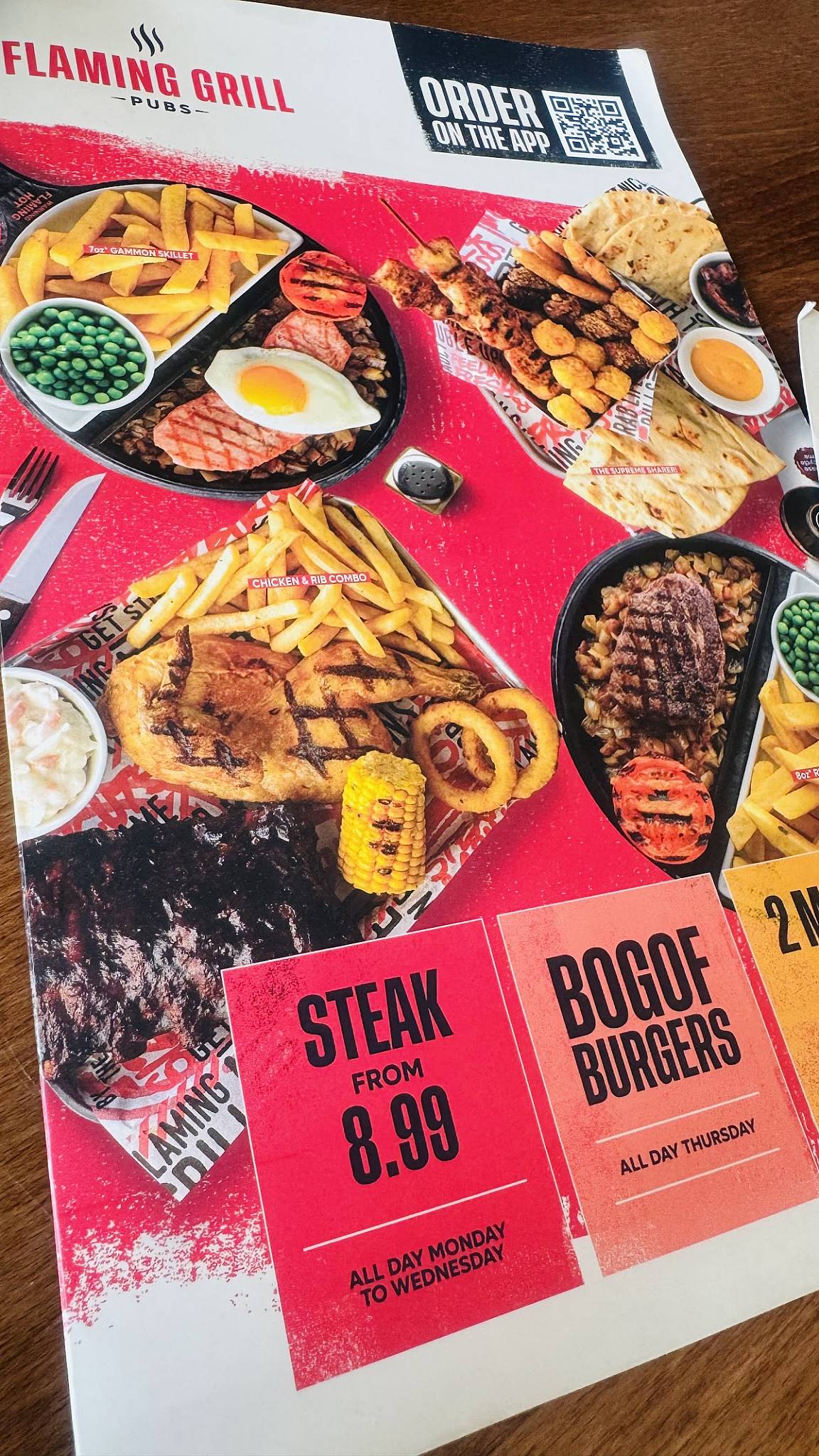 Menu at Fox Hunters pub & bar, Newcastle upon Tyne