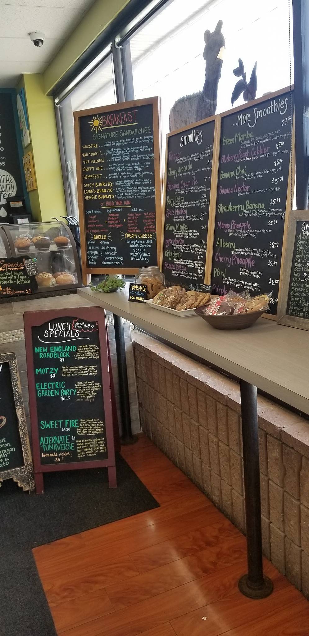 Menu at Frobie's Cafe, Dracut