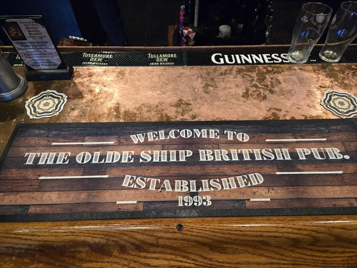 Menu at The Olde Ship pub & bar, Fullerton
