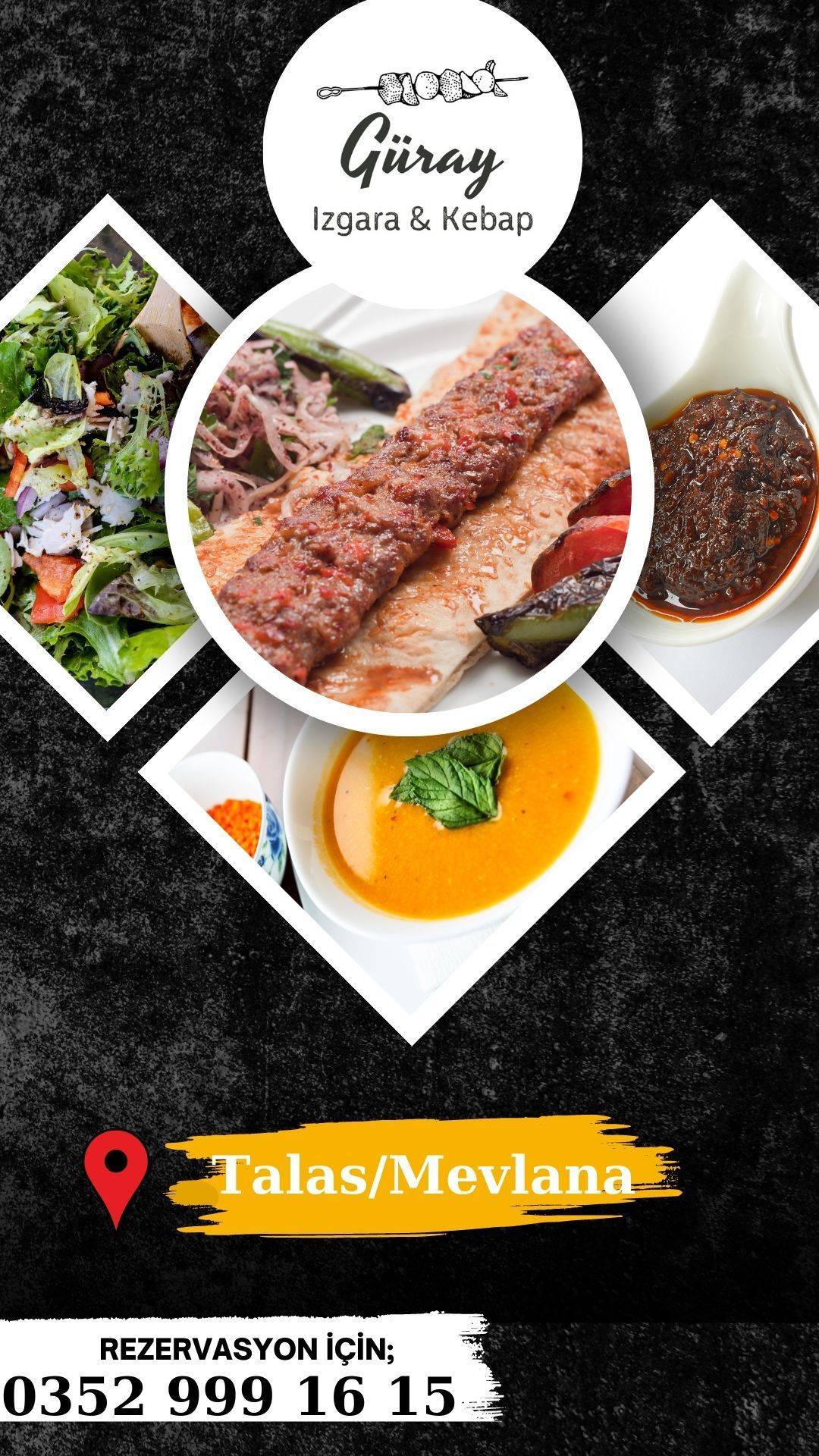 Menu at GÜRAY KEBAP & IZGARA, Talas