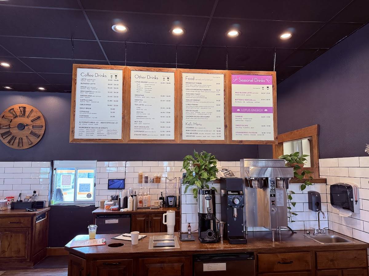 Menu at Gathering Grounds Coffee Co, Versailles