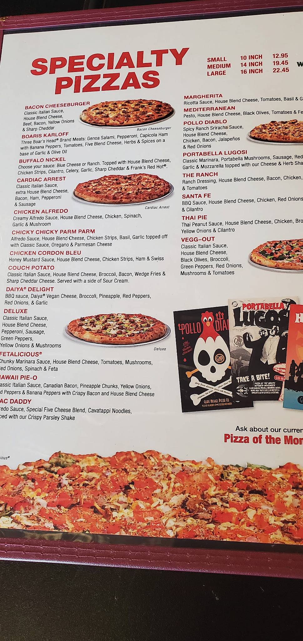 Menu at Glass Nickel Pizza Co. - Wausau/Rib Mountain pizzeria, Wausau