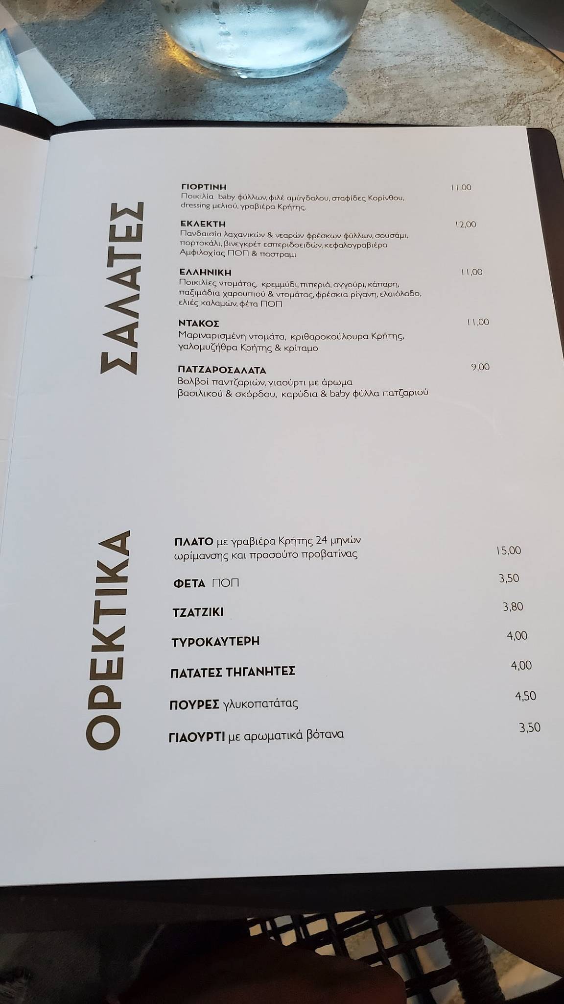 Menu at MANTRI Mountain Resto, Glyfada