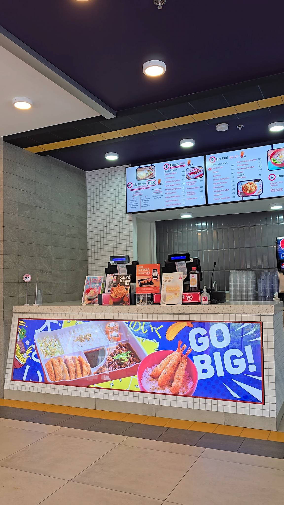 Menu at Go Bento restaurant, Taguig