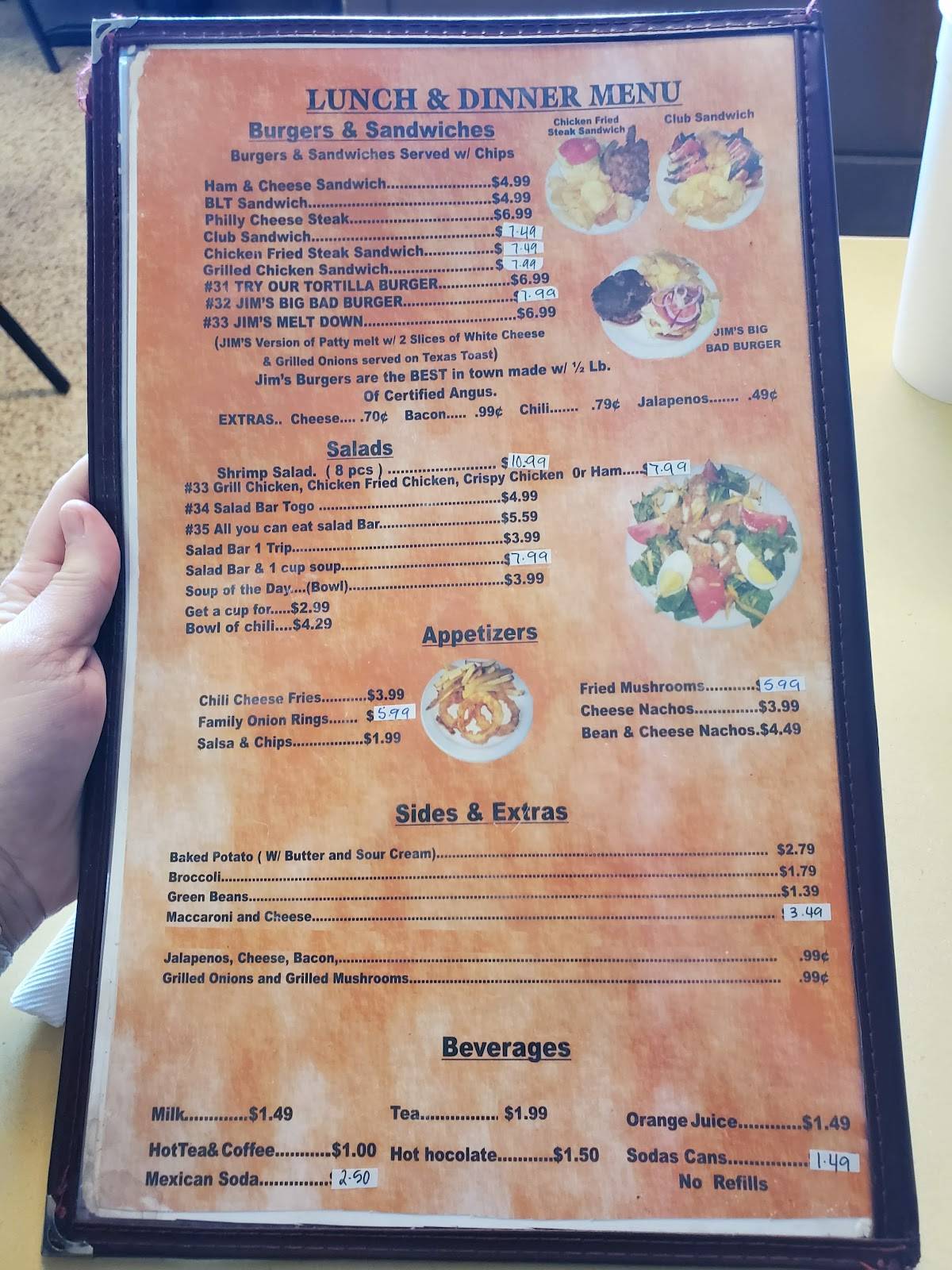 Menu at Cow Palace restaurant, Gonzales, 342 US-90 ALT W