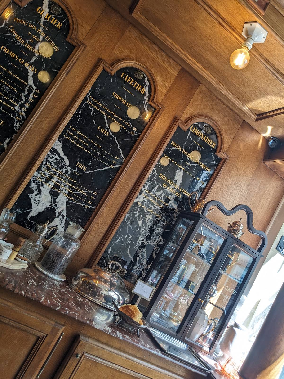 Menu at Grand Café Tortoni, Paris, 45 Rue de Saintonge