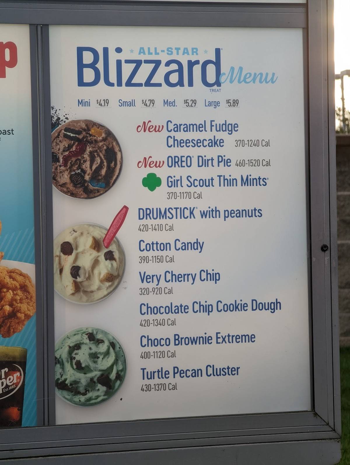 Menu at Dairy Queen Grill & Chill fast food, Rochester, Old Hwy 99 SW