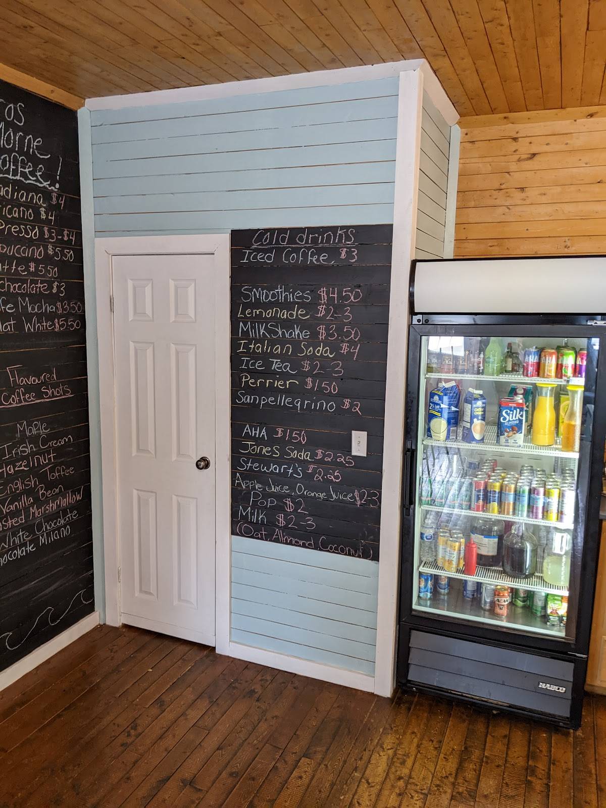 Menu at Granite Coffee House, Bonne Bay