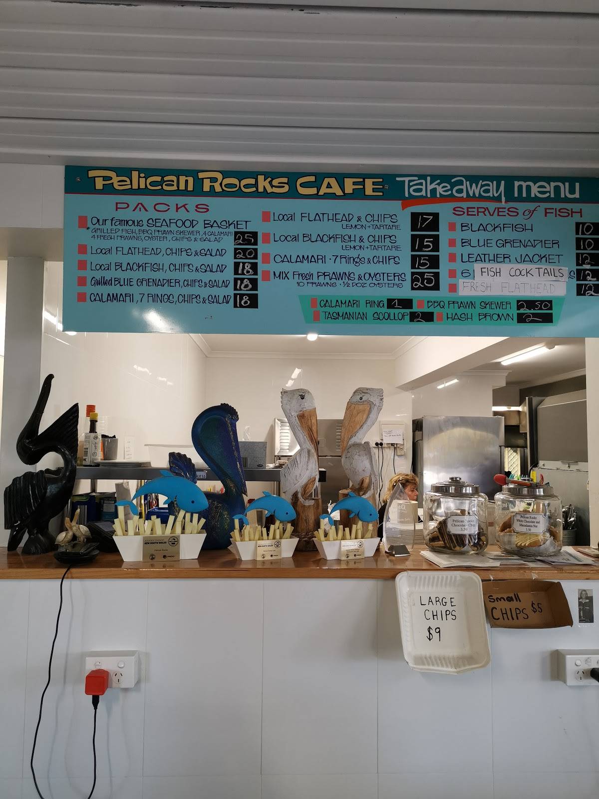 Menu at Pelican Rocks Seafood Restaurant & Cafe, Greenwell Point