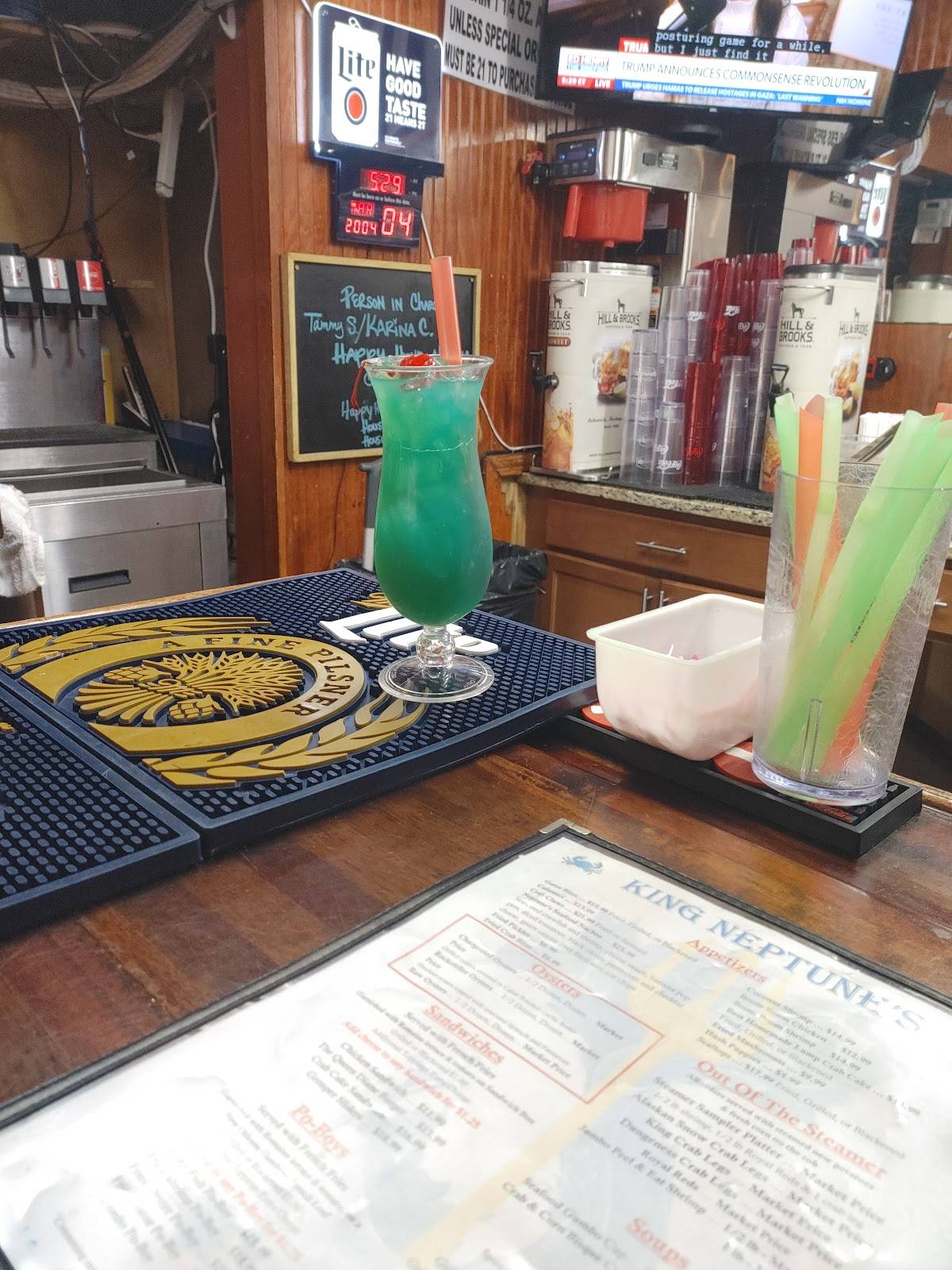 Menu at King Neptune's Seafood Restaurant, Gulf Shores