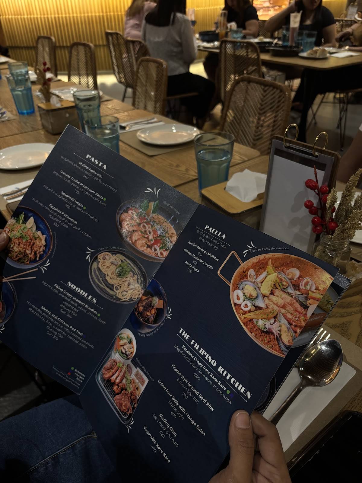Carta del restaurante HYDRO, Ciudad Quezon