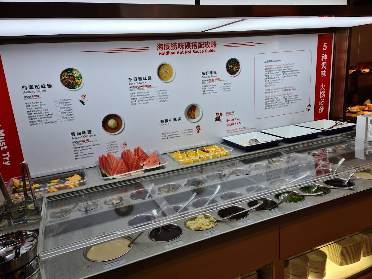 Menu at Haidilao Hotpot Box Hill restaurant, Box Hill