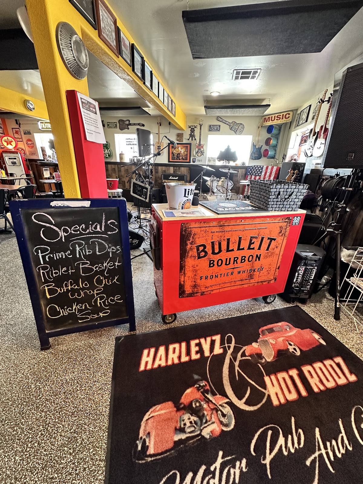 Menu at Harleyz And Hot Rodz pub & bar, Lake Havasu City