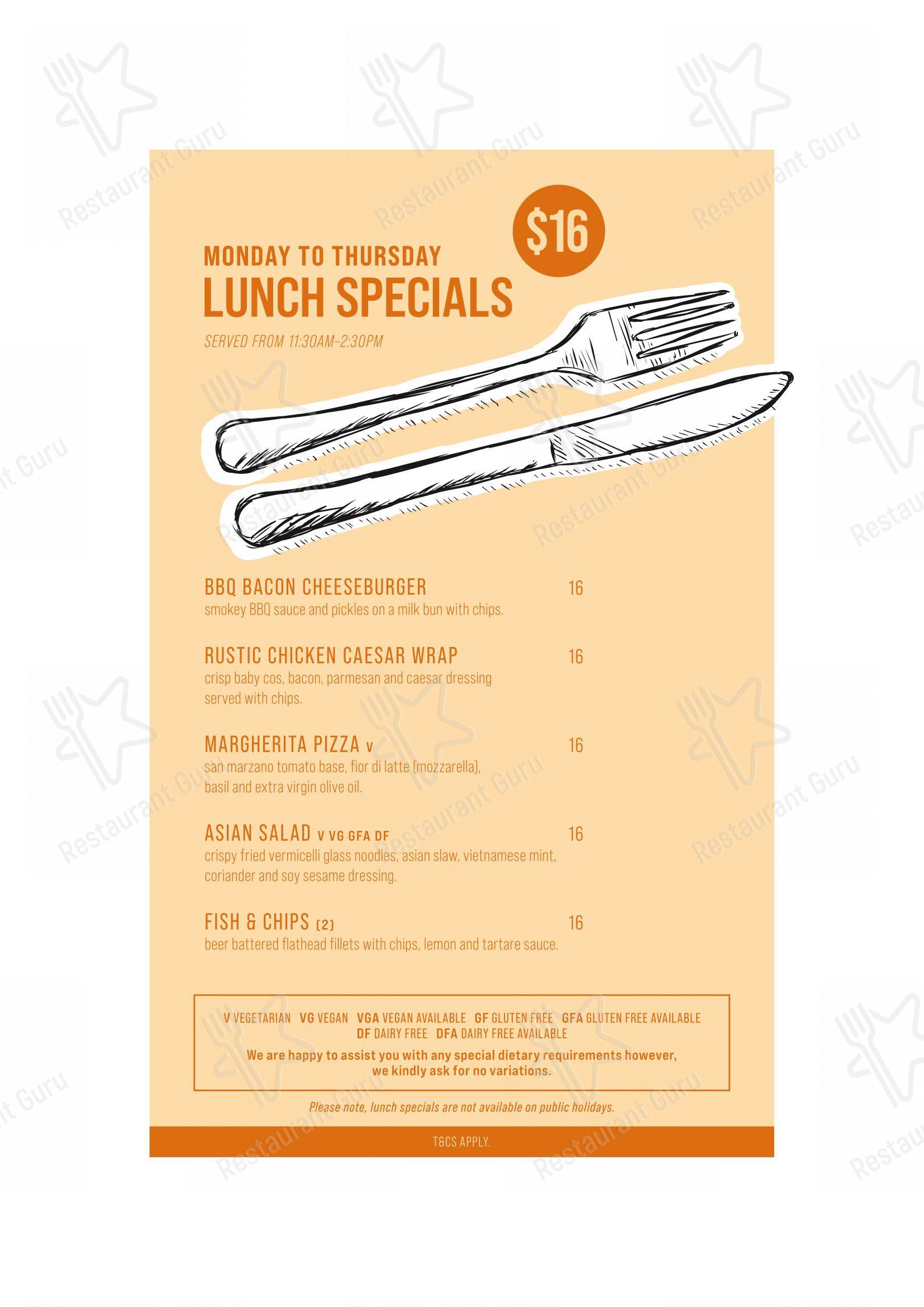 Menu at Harrigan's Cameron Park pub & bar, Cameron Park